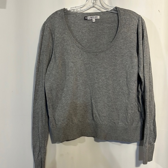 Jennifer Lopez | Sweaters | Large Jennifer Lopez Grey Sweater | Poshmark